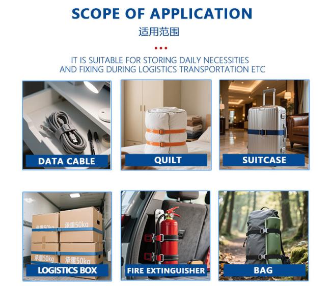 Hook and loop fastener in various sizes
