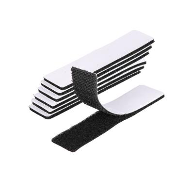 China Rectangular Adhesive Hook And Loop Carpet And Screen Window Fixation Double Sided Hook Tape for sale