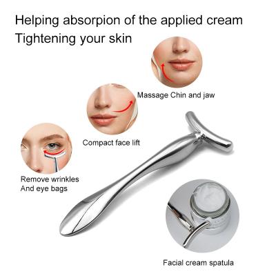 Chine Outil de massage du visage Masseur électrique Stick pour le visage Crème pour les yeux métallique sérum Mini Dispositif à vendre