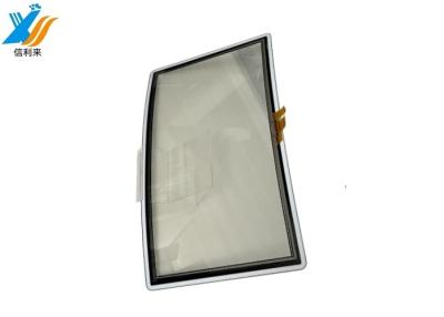 China Flexibility Bendable Curved Touch Panel with J-shaped Design and G FF Technology for sale
