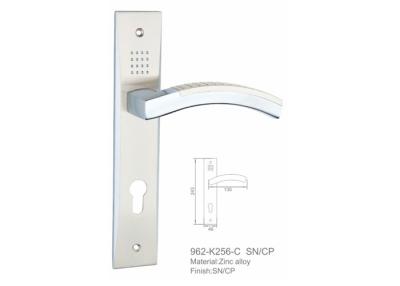 中国 入口の内部のドア・ノブはカスタマイズされたレバーの長さを電気めっきする7つの層を置く 販売のため