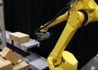 China Sistema que empalieta del robot/máquina automática de Palletizer para el amontonamiento de los materiales de hoja en venta