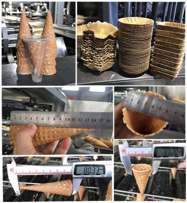 Chine Chaîne de production complètement automatique de cornet de crème glacée d'acier inoxydable à vendre