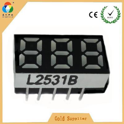 China Hot Selling Flexible LED Display Cheap Price 0.25" 7 segment LED Numeric Display 3 digits for sale