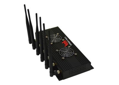 Cina emittente di disturbo dello stampo del segnale del telefono di 3G GPS con 6 antenne 1500MHz 1200MHz di Omni in vendita