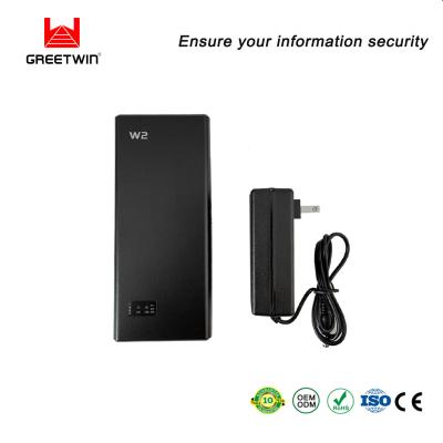 Cina Emittente di disturbo 5200mAH GSM CDMA 3G 4G del segnale del telefono cellulare di frequenza ultraelevata di VHF di WiFi in vendita