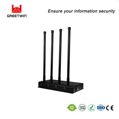 Cina antenne dell'emittente di disturbo 4 dei Gps WIFI dell'emittente di disturbo LOJACK del segnale del telefono cellulare di 115W 2.5dBi in vendita