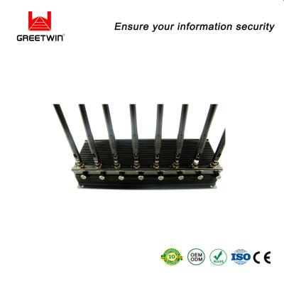 Cina emittente di disturbo del segnale rf di WiFi Bluetooth dello stampo del segnale del telefono cellulare di 16.5W 2.5dBi in vendita