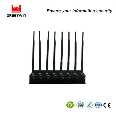 中国 2.5dBiアンテナGSM CDMA信号の妨害機のブロッカー8バンドGPS Lojack妨害機 販売のため