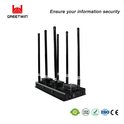Cina Su misura 8 frequenze del segnale dell'emittente di disturbo di didascalia di Surpport 2G 3G 4G 5G WIFI Bluetooth Lojack in vendita