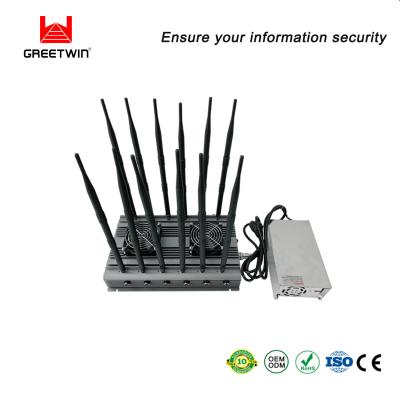 中国 携帯電話2g 3g 4g 5g Lojackを詰め込んでいる5G 60m VHF UHF Wifi GPSのブロッカー 販売のため