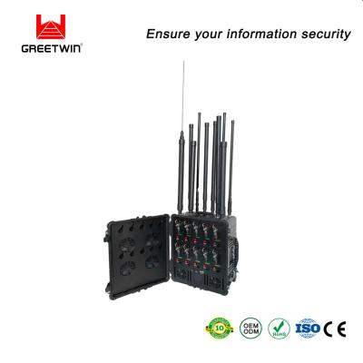 Cina VHF dell'emittente di disturbo 2G 3G 4G 5G 2.5dBi 100W del telefono cellulare delle antenne della DDS 10 di RCIED in vendita