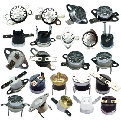 Китай термостат действия кнопки 0-250C, биметаллический переключатель Ksd301 250V 16A температуры продается