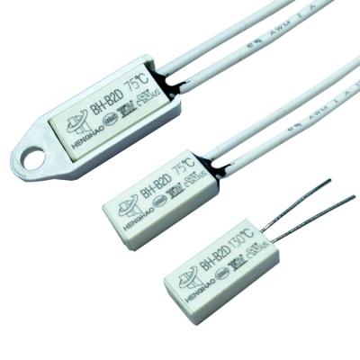 China Protector auto de la temperatura del reset BH-B2D para Toy Car Batteries Pack en venta