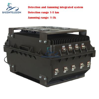 중국 450W 강력한 8 채널 야외 방해 및 감지 통합 시스템 판매용