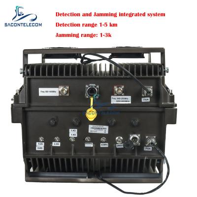 중국 450W 강력한 8 채널 야외 방해 및 감지 통합 시스템 판매용