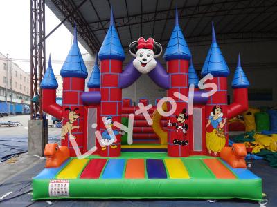 Cina Affitti gonfiabili commerciali dei buttafuori su misura PVC, castello di rimbalzo con quadruplo cucito in vendita
