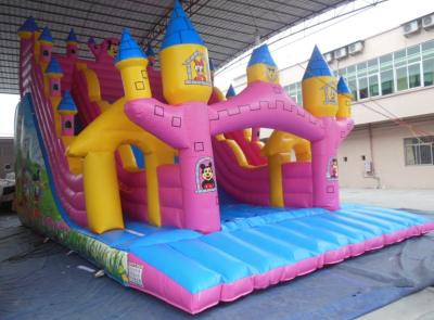 Cina Affitto/scivolo gonfiabile giganti dello scivolo gonfiabile dello scorrevole del castello di mickey combinato in vendita