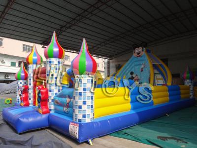 Китай Таможня города потехи спортивной площадки мыши PVC Mickey раздувная, учетверяет сшитый продается