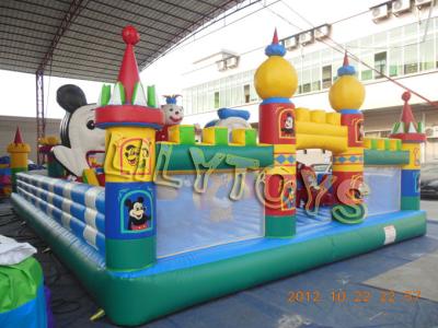 Китай PVC 0.55mm занятность города потехи 12m * 8m раздувная для проката Inflatables партии продается