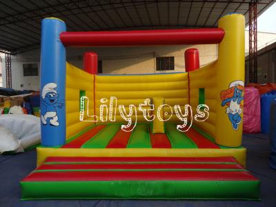 Cina trampolin gonfiabile dei buttafuori gialli dell'aria per il parco all'aperto dei bambini in vendita