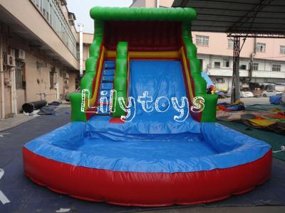 中国 屋外の膨脹可能な水スライド 販売のため