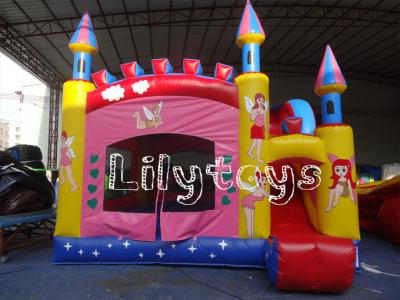 中国 子供の誕生日のためにコンボ家公園ポリ塩化ビニールの膨脹可能な党耐火性の防水シート 販売のため