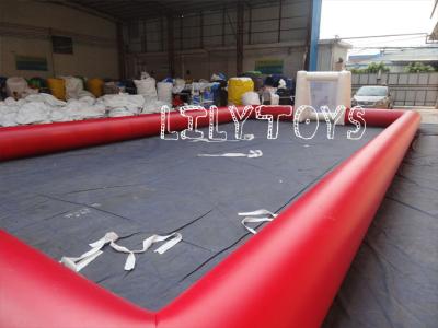 Китай спортивная площадка футбола футбольного поля раздувная/красный pvc раздувной для взрослых малышей продается