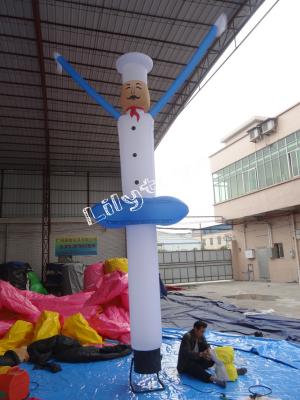 中国 白人のコックの人は膨脹可能な広告の移動空気ダンサー、膨脹可能な使用料を actived 販売のため