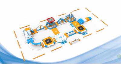 Cina Parco gonfiabile dell'acqua del cortile dei bambini con i corredi di riparazione, affitti gonfiabili del partito di Lilytoys in vendita
