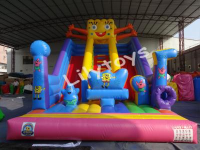 Китай Прокат скольжения GuangzhouInflatable или надувательство, розовое скольжение SpongeBob гигантское раздувное для надувательства. продается
