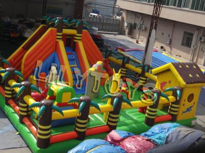 Cina Città gonfiabile commerciale a prova di fuoco di divertimento del CE del PVC da 0,55 millimetri per vendita in vendita