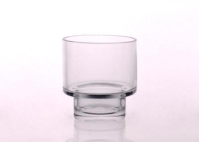 中国 18oz口によって吹かれるガラス蝋燭の瓶は、茶のための深い最下のガラス ホールダーつきます 販売のため