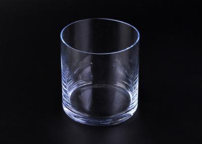 Cina Supporto di candela di vetro di 500 di ml decorazioni di capacità, supporti di vetro dei candelabri con la decalcomania in vendita