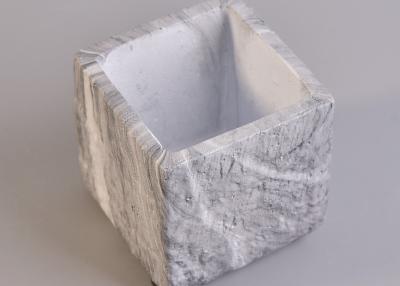 China Potten Marmeren Effect Concrete Kaarskruik, Moderne Kaarshouders om Bodem Te koop