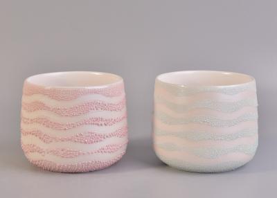 China De huisdecoratie bemerkte de Witte Ceramische Schepen van de Kaarshouder voor Gift Te koop