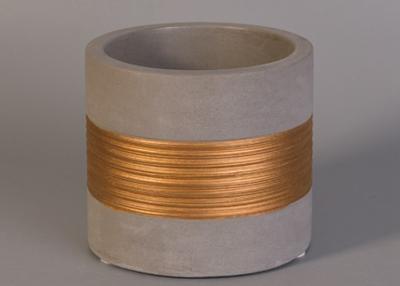 China Altura concreta dos castiçais 481g 92mm da decoração home bonita feita sob encomenda à venda