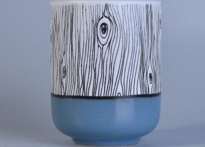 China Frasco da vela da decoração 9oz/castiçal cerâmicos home porcelana do cilindro à venda