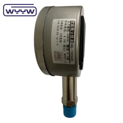 Cina Display LCD Manometro digitale Manometro di pressione 100 bar Monte inferiore in vendita