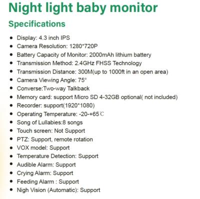 China Clarity 1080p Wi Fi Baby Monitor Camera with Motion Detection and Remote Viewing for sale