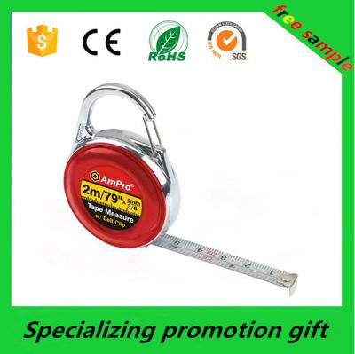 China Fita métrica retrátil durável vermelha/dos artigos relativos à promoção presente do azul 1.5m à venda