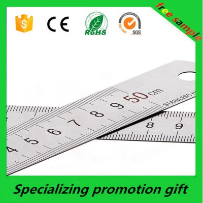 China Da ferramenta do logotipo feito sob encomenda fita métrica 50cm de aço inoxidável relativa à promoção da régua do metal feita em China com calibração exata à venda
