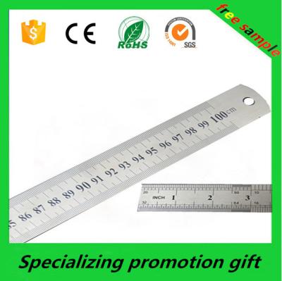 China da escala métrica do metal da polegada 40inch de 100cm régua de aço para a promoção do negócio à venda