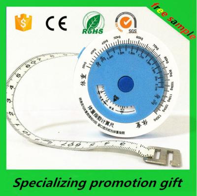 China fita métrica digital plástica da promoção da calculadora da gordura corporal da largura do comprimento x 13mm de 150cm à venda