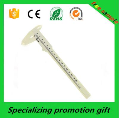 China fita métrica retrátil plástica do compasso de calibre vernier do mini ABS relativo à promoção à venda