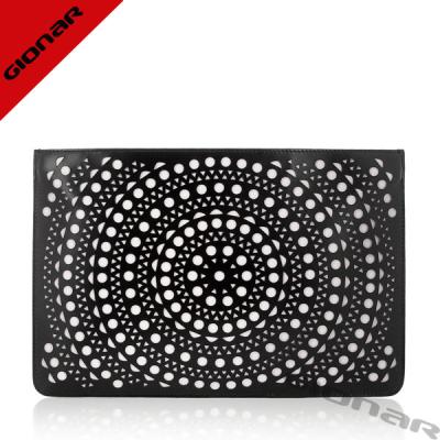 Cina Pochette di perforazione con il cuoio liscio del vitello, 31 x 22 x 2cm del cuoio genuino dei modelli in vendita