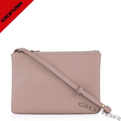 Cina 3 borse di cuoio con il cuoio genuino della mucca, 22 x 15 x 3.5cm di Crossbody delle tasche in vendita