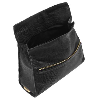Cina Borsa di cuoio italiana elegante del cuoio genuino, borsa a tracolla posteriore di medium della tasca della chiusura lampo in vendita