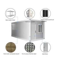 Q235/Q345 Light Steel Frame Folding Container House for Quick Construction