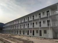 Foldable Farmhouse Design Prefab Office Container Homes with Sandwich Panel Wall